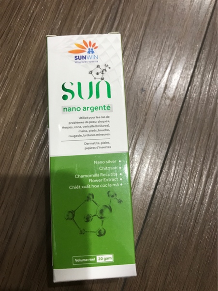 Sun Nano Bạc kem bôi – tube – Nhà thuốc Thân Huệ – Thanh Thuỷ, Phú Thọ
