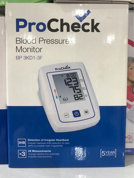 Máy HA bắp tay Procheck 3KD1-3F – cái – Nhà thuốc Thân Huệ – Thanh Thuỷ, Phú Thọ